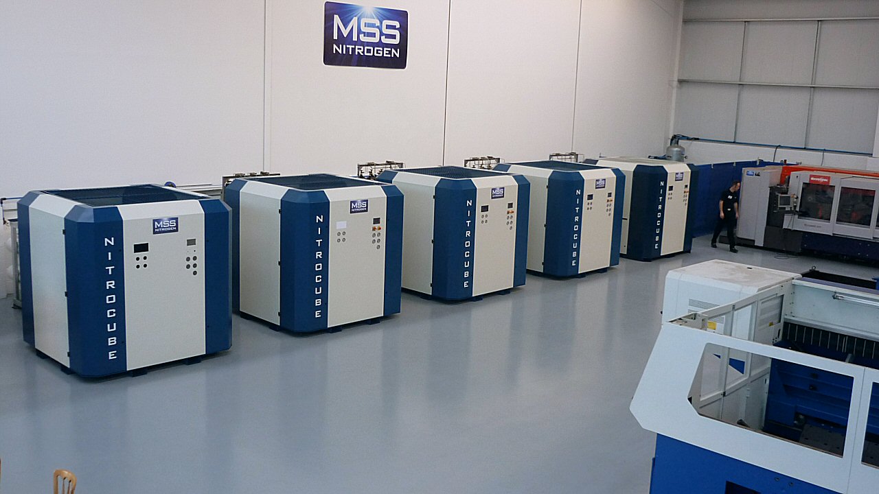 NitroCube Nitrogen Generation Systems for Laser Cutting - MSS Lasers