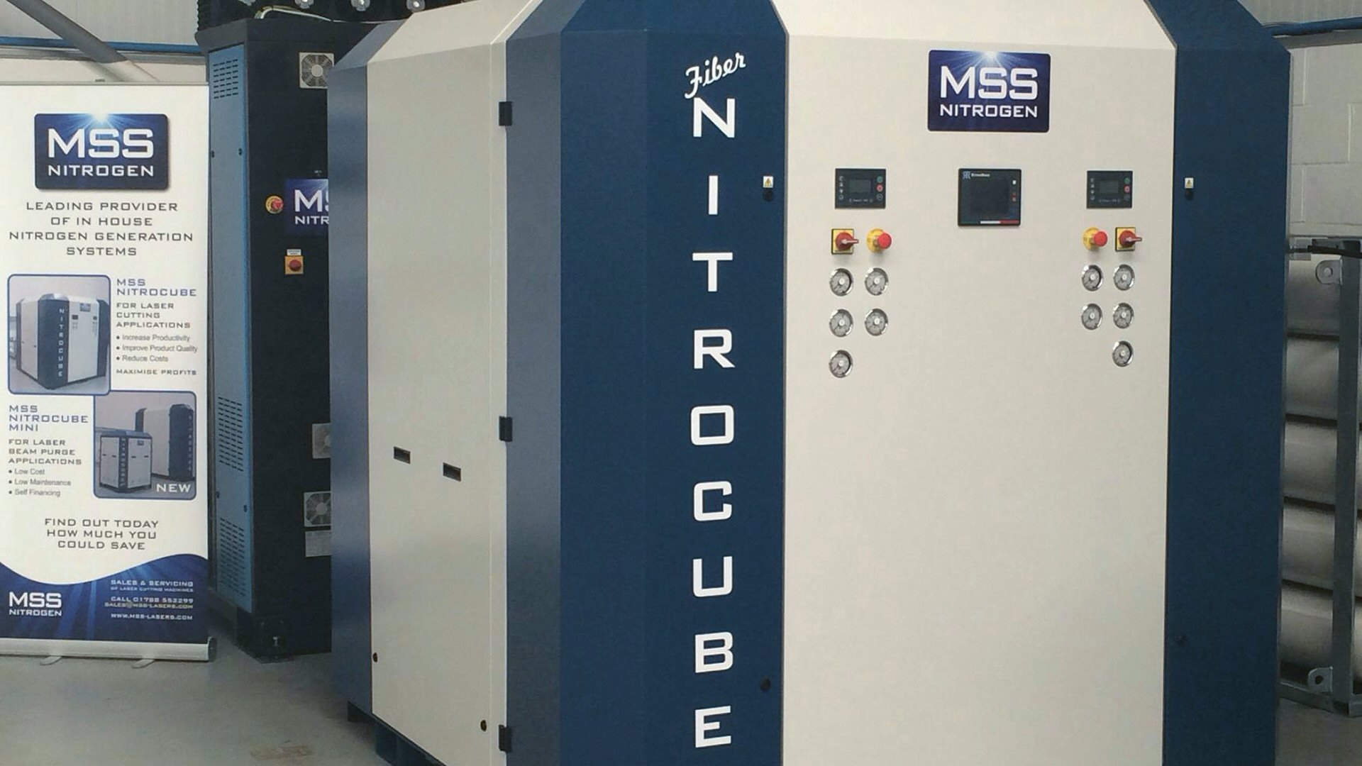 NitroCube Nitrogen Generation Systems for Laser Cutting - MSS Lasers